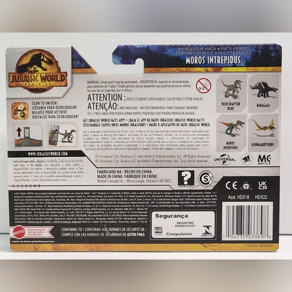 Mattel | Toys | Jurassic World Dominion Moros Intrepidus Ferocious Pack ...